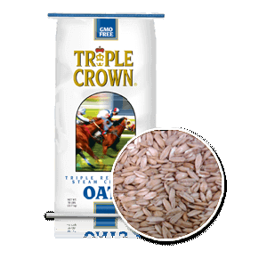 Triple Crown - Triple Crown Horse Steam Crimped Oats 50lb #703948500655